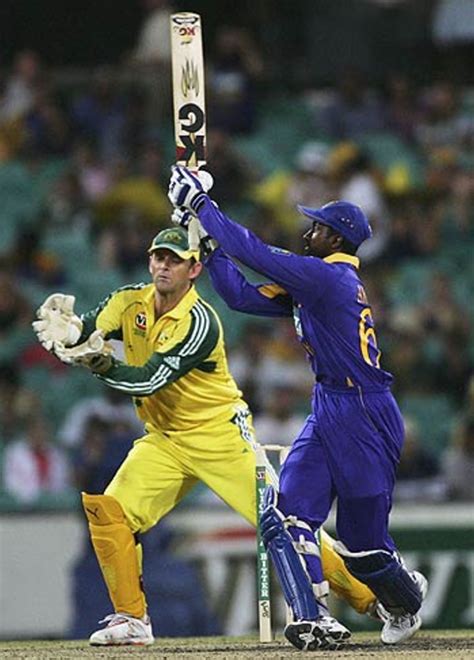 Russel Arnold Hits To The Fine Leg Fence