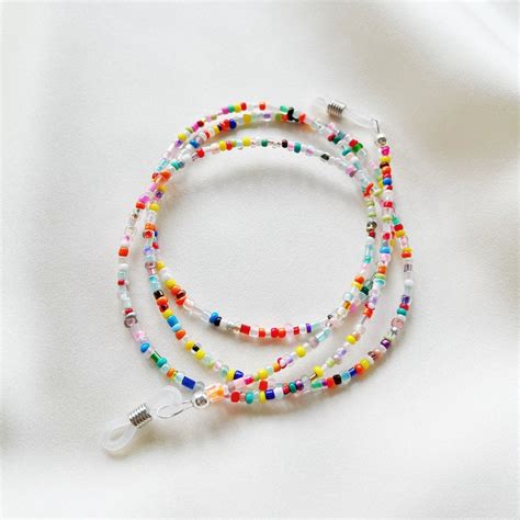 Beaded Glasses Chain Etsy