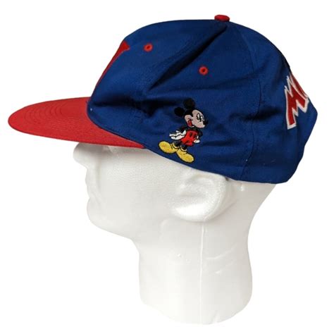 Disney Accessories Vintage Mickey Mouse Snapback Hat By Fresh Caps Disney Micky Unlimited M