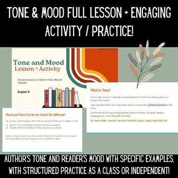 Tone Mood Full Lesson Engaging Activity Practice Tpt
