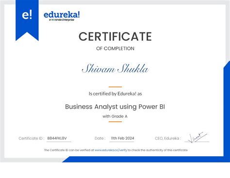 Shivam Shukla On Linkedin Check Out Shivams Certificate On Business