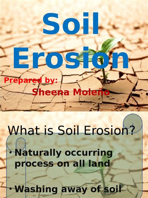 Powerpoint In Soil Erosion