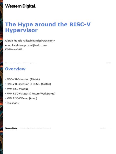 The Hype Around The Riscv Hypervisor V11 Pdf Virtualization