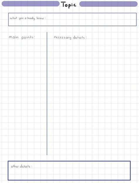 Revised Cornell Note Page Notability Gallery