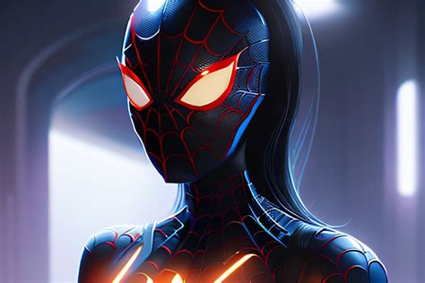Spider Girl Black By Leonsri On Deviantart