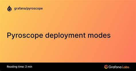 Pyroscope Deployment Modes Grafana Pyroscope Documentation
