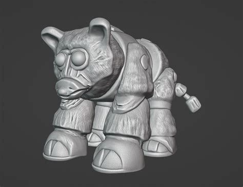 👽 Muffit The Daggit Mattel Inspired Battlestar Galactica・ Stl File For