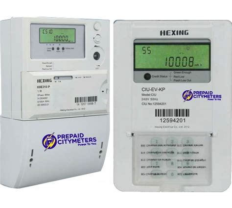 Hexing Three Phase Split Meter Hxe310 P With Ciu Ev Kp 100a 10 A Smart Electrical Switch