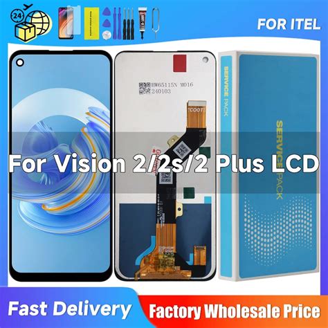 Original Lcd For Itel Vision 2 2s 2 Plus P651l P681l Lcd Display Touch