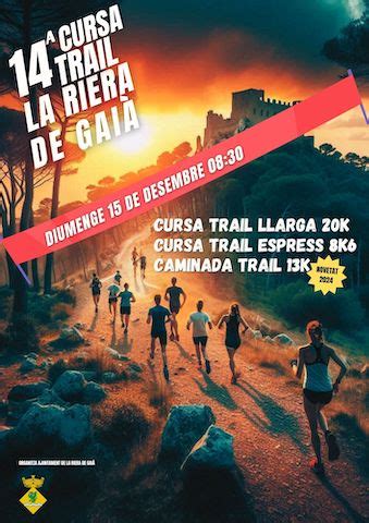 Rockthesport 14a Cursa Trail La Riera De GaiÀ 2024 2024 La