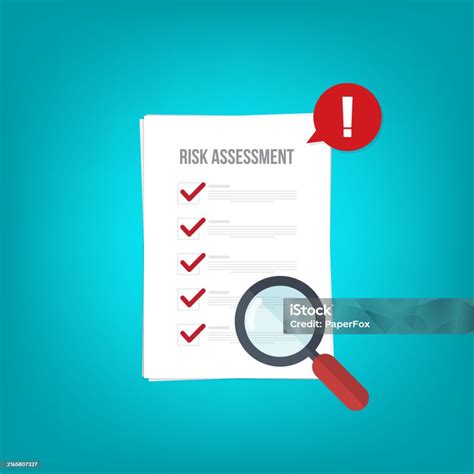 Risk Assessment Vector Illustration Stock Illustration Download Image