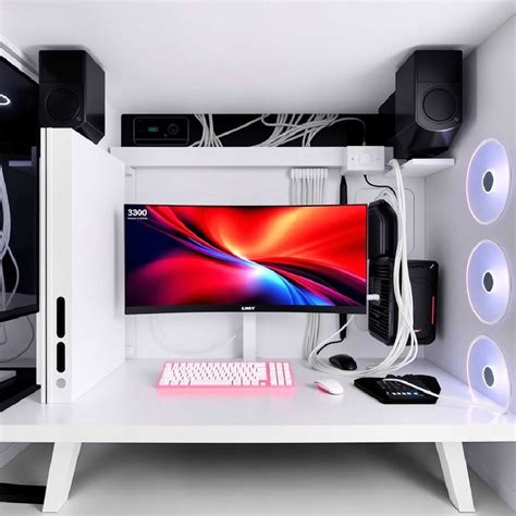 25 All White Gaming Setup Ideas Youll Want To Recreate