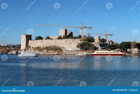 Bodrum Turkey August 2020 Street View In Bodrum Well Known For Its Architecture Vineyards