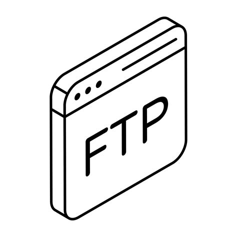 A Unique Design Icon Of File Transfer Protocol 23690749 Vector Art At Vecteezy