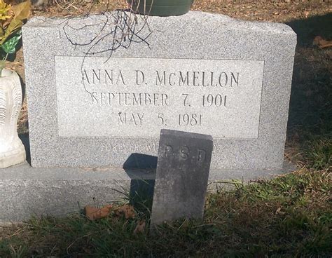 Anna Dicie Harless Mcmellon 1901 1981 Find A Grave Memorial