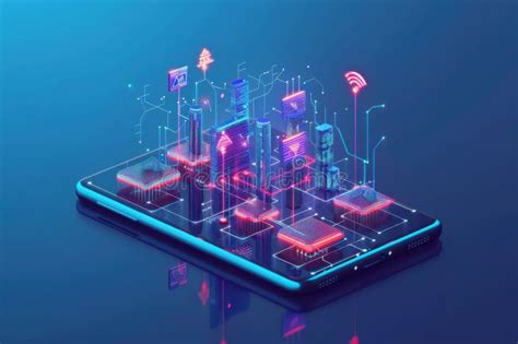 5g Mobile Network Concept With Modern Communication Infrastructure