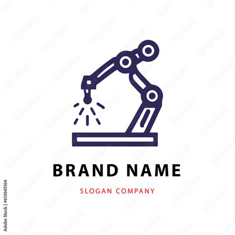 Robotic Hand Manipulator Silhouette Symbol Icon Robot Limb Logo Robot Arm Automation Robot