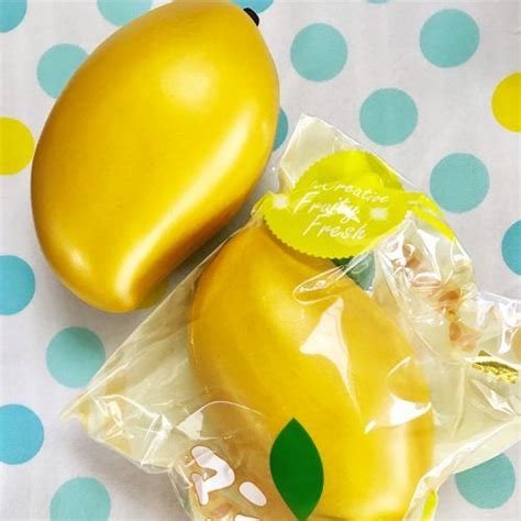 Rare Gold Jumbo Mango Squishy ~ Cutiecreative Mango Scented