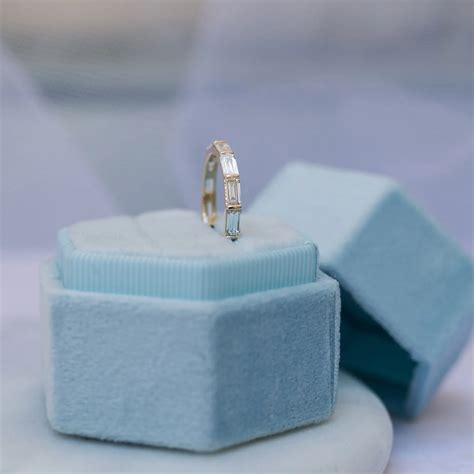 Baguette East West Three Quarter Band Ada Diamonds