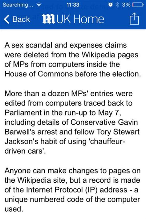 Mails Sex And Scandals Story Has Tory Mp Barwell “arrested” Inside Croydon