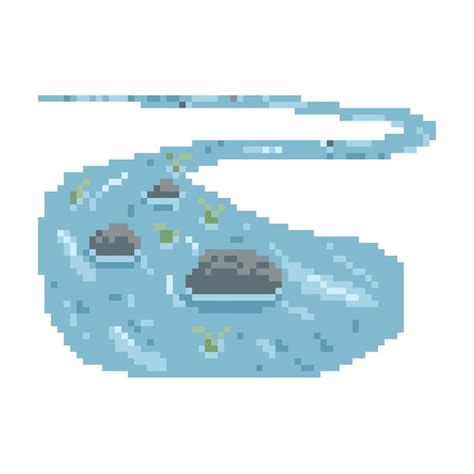 Pixel River Vectors And Illustrations For Free Download Freepik