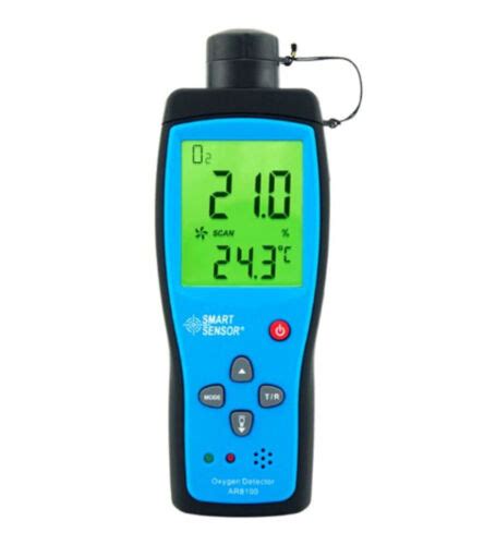 Portable Oxygen Gas Analyzer O2 Air Concentration Detector 0~25 Lcd Display Ebay