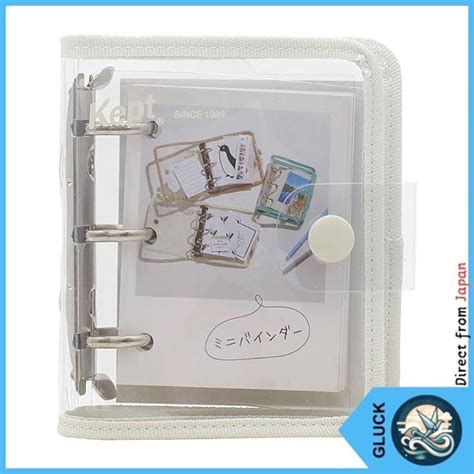 Raymay Fujii System Planner Kept Mini Binder 3 Holes Moon Gray Direct