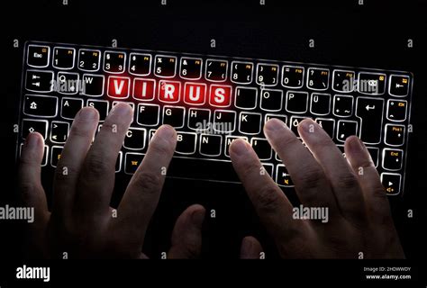 Virus Computer Virus Computer Keyboard Computer Keyboards Stock Photo Alamy