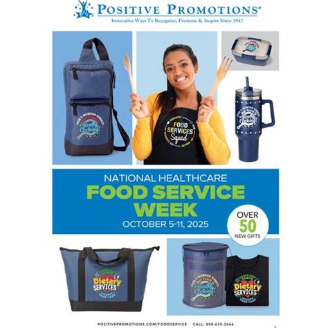 National Healthcare Food Service Week Catalog Positive Promotions