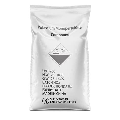 Potassium Hydrogen Peroxymonosulfate Potassium Monopersulfate Compound Potassium