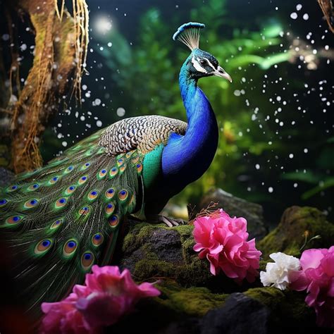 Premium Ai Image Peacock High Definition Photography Creative