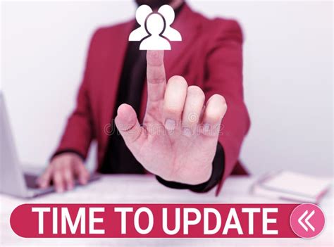 Text Showing Inspiration Time To Update Business Showcase The Latest