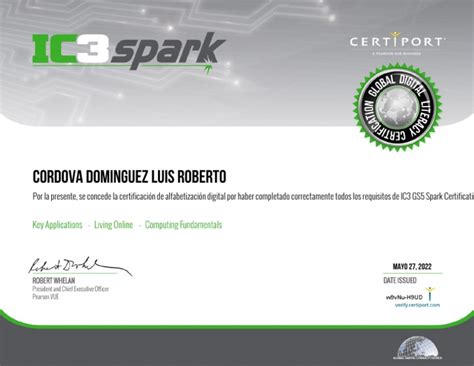 ic3 gs5 spark certification pdf pdf