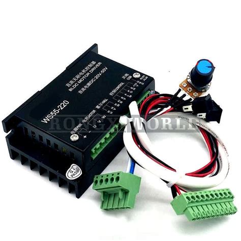 500w 48v Cnc Brushless Spindle Bldc Motor Driver Controller Mach3 Speed