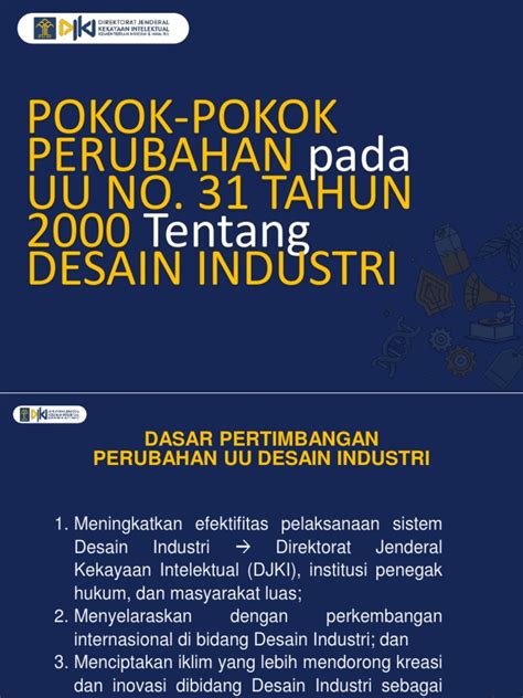 Pokok Pokok Ruu Desain Industri 2020 P2l Revisi Pdf
