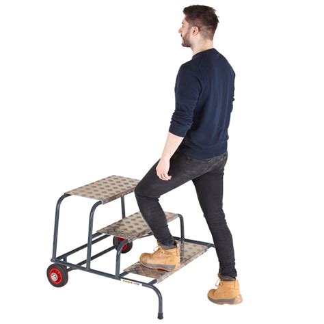 Climb It Wide Work Steps Load Capacity 150kg Plastor