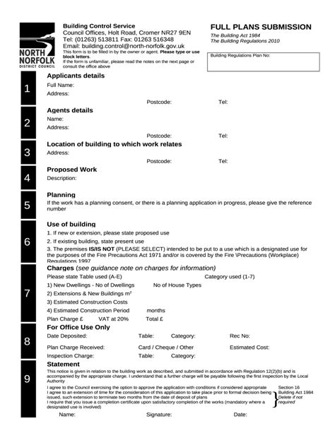Building Control Service Regularisation Certificate Doc Template