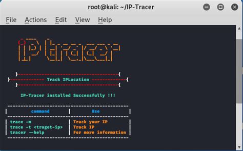 How to trace IP in Kali Linux using IP-Tracer Tool - GeeksforGeeks