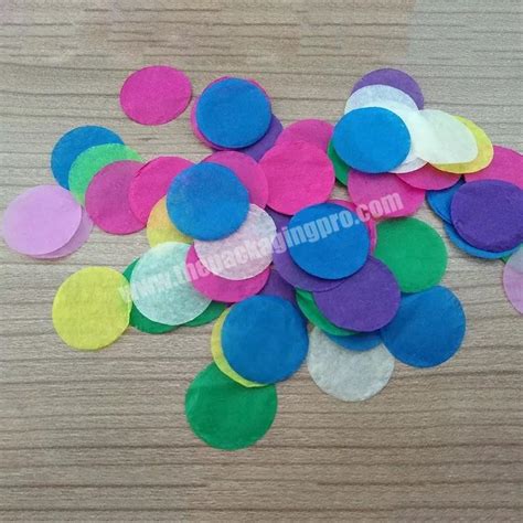 Custom Round Star And Heart Shape Paper Confetti For Wedding