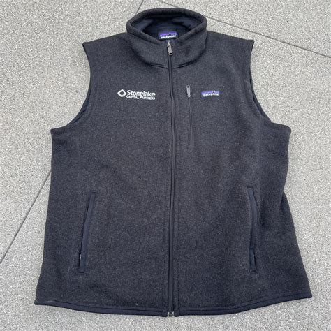 Vintage Patagonia Fleece Vest Cool Embroidered Depop