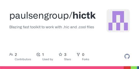 Github Paulsengroup Hictk Blazing Fast Toolkit To Work With Hic And Cool Files