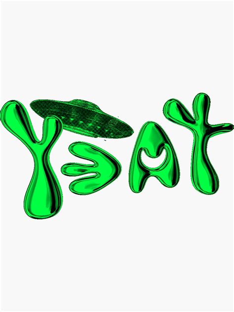 Yeat Logo Sticker For Sale By Mattzdeb Redbubble