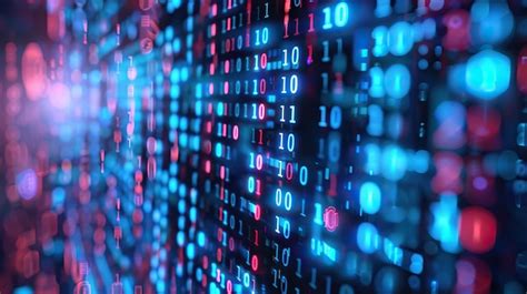 Premium Photo D Rendering Of Digital Binary Code Network Conveying Complexity