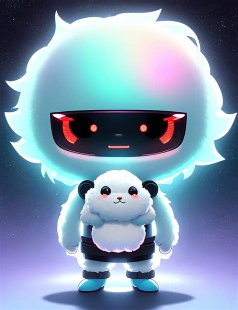 Premium Ai Image A Digital Art Of A Cute Tiny Alien Character