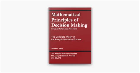 ‎mathematical Principles Of Decision Making On Apple Books