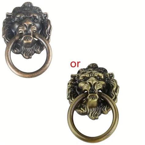 Knobs Pulls New Antique Bronze Lion Head Pulls Dresser Temu
