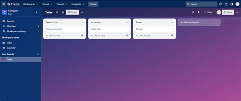 Trello ամպային ծրագիր