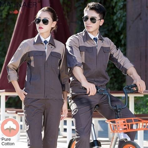 Sets Jacket Cargo Pants Ppe Cotton Safety Jacket Safe Workwear Long Sleeve Men Women