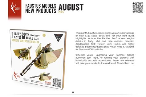 New Releases Faustus Models August 2025 Armorama™