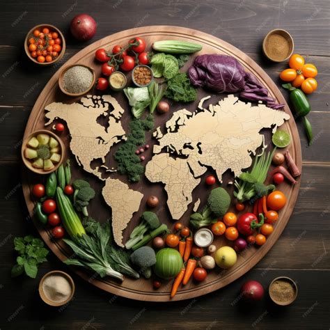 Premium Ai Image World Vegan Day Installation Vegan Products And